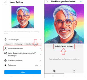 Instagram Co Autor Nachtraglich